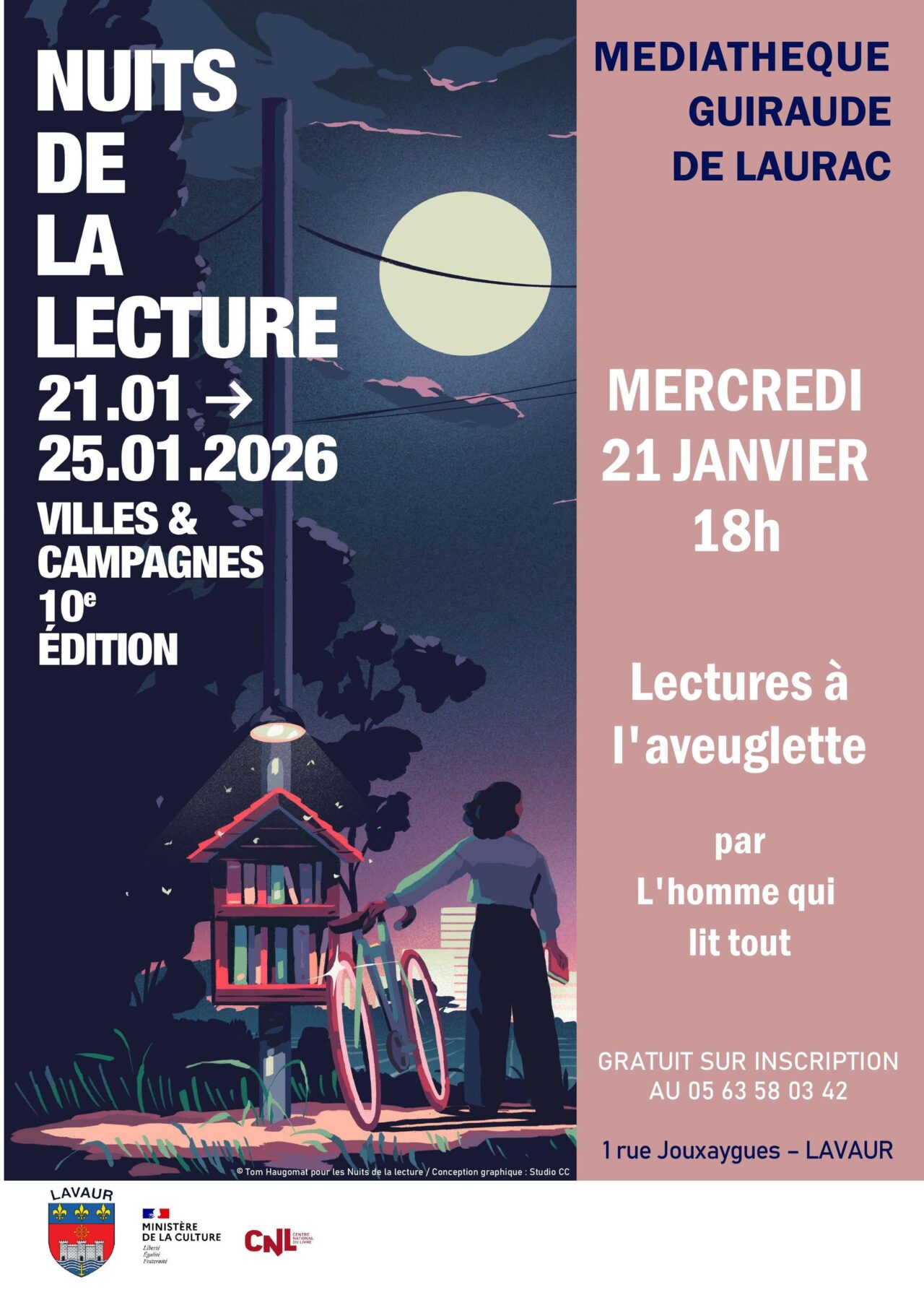Nuit de la lecture - Pays de Cocagne | Tourisme